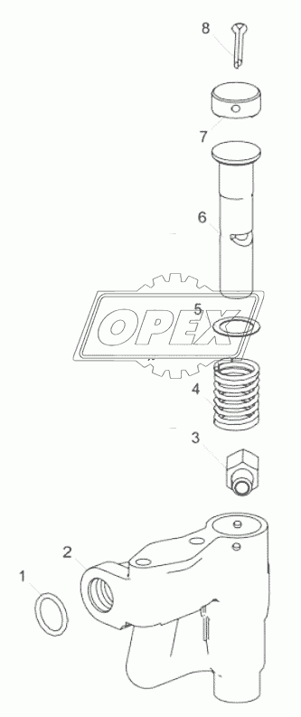 238Б-1011056 Клапан дифференциальный в сборе ЯМЗ-6585 (для МАЗ) - 6585 ...